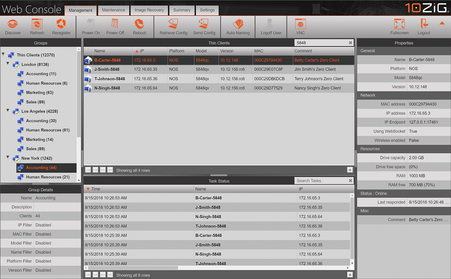 10ZiG Manager Software - Clientron